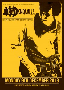 DAVY KNOWLES MERCH UPDATE – TRISKEL PROMOTIONS