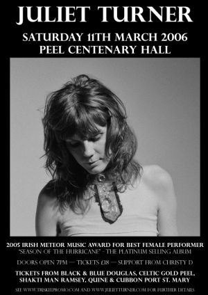 JULIET TURNER – TRISKEL PROMOTIONS